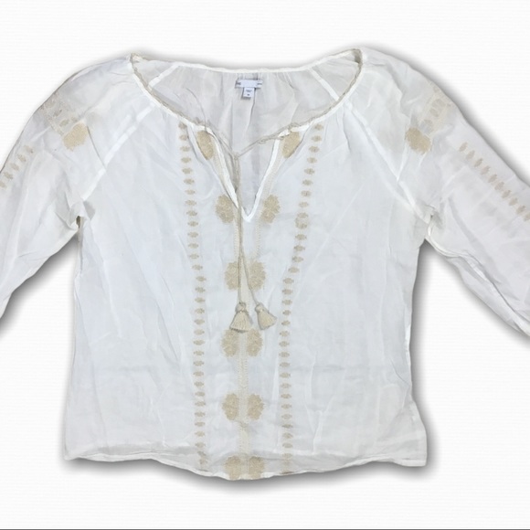 GAP Factory | Tops | Gap Sheer Boho Top M | Poshmark